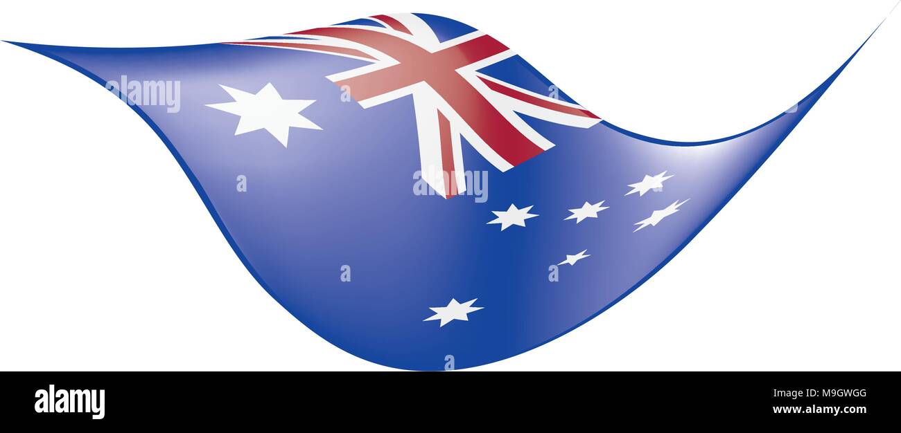Australia flag, vector illustration Stock Vector Image & Art - Alamy