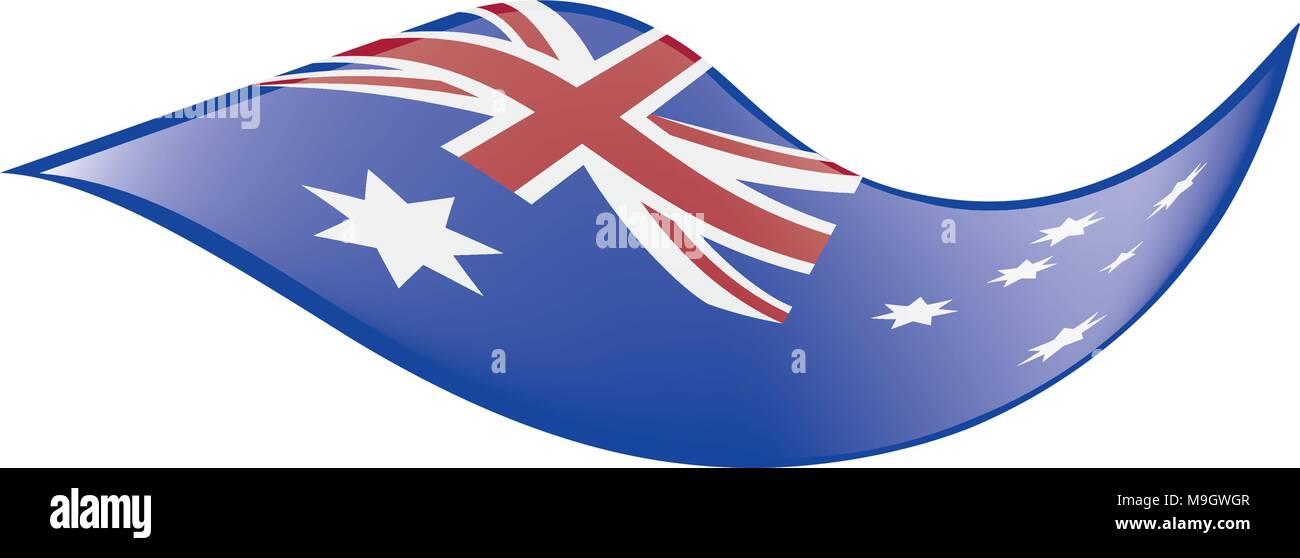 Australia flag, vector illustration Stock Vector Image & Art - Alamy