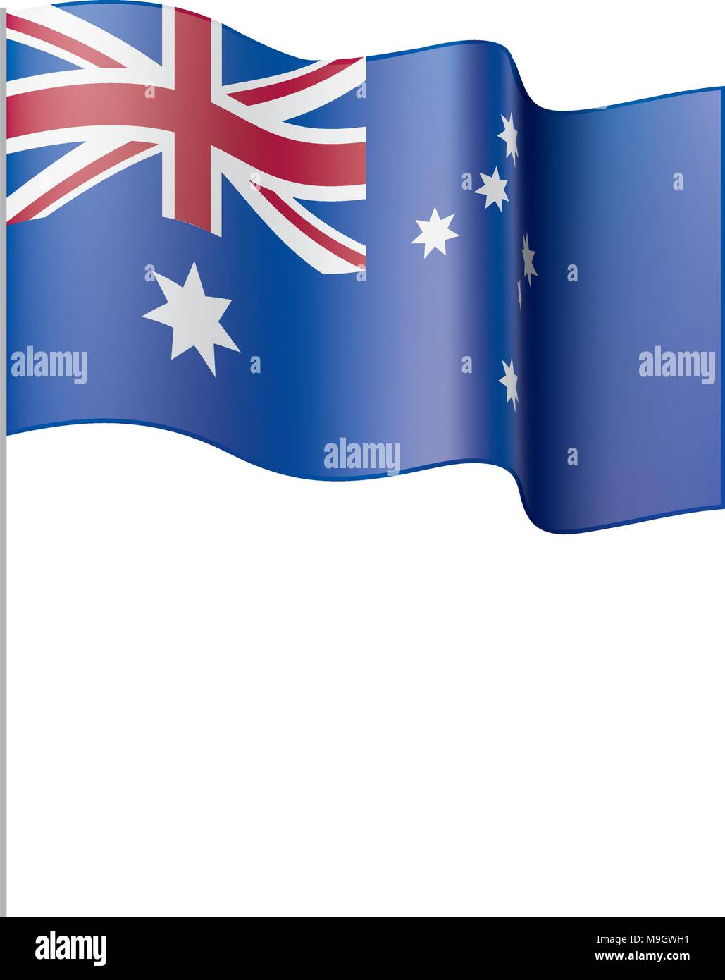 Australia flag, vector illustration Stock Vector Image & Art - Alamy