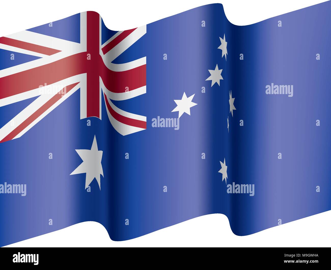 Australia flag, vector illustration Stock Vector Image & Art - Alamy