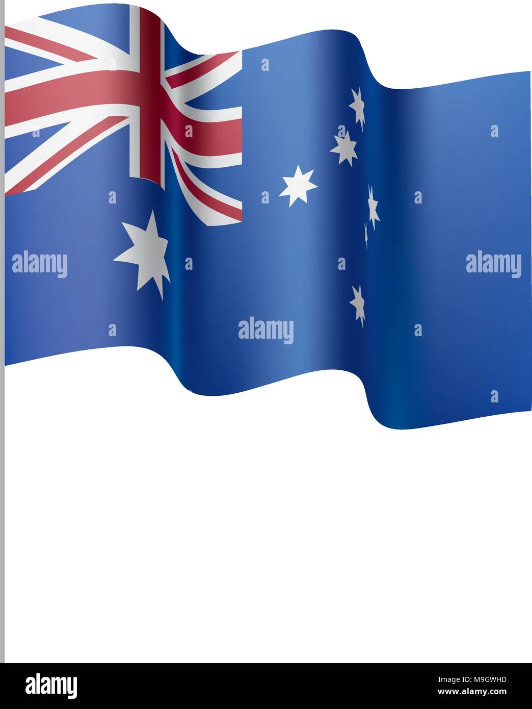 Australia flag, vector illustration Stock Vector Image & Art - Alamy
