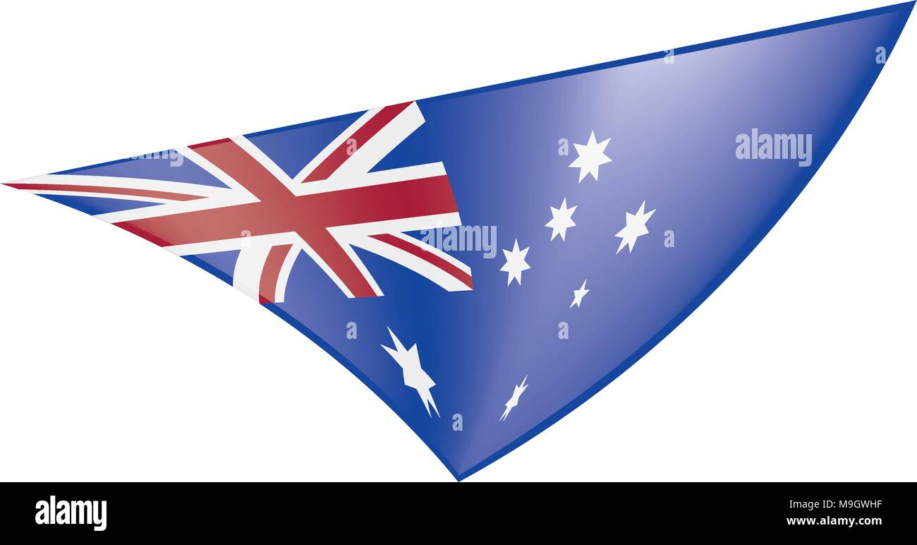 Australia flag, vector illustration Stock Vector Image & Art - Alamy
