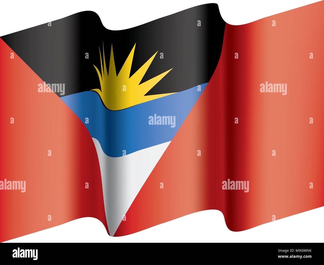 Flag of Antigua and Barbuda Stock Vector Image & Art - Alamy