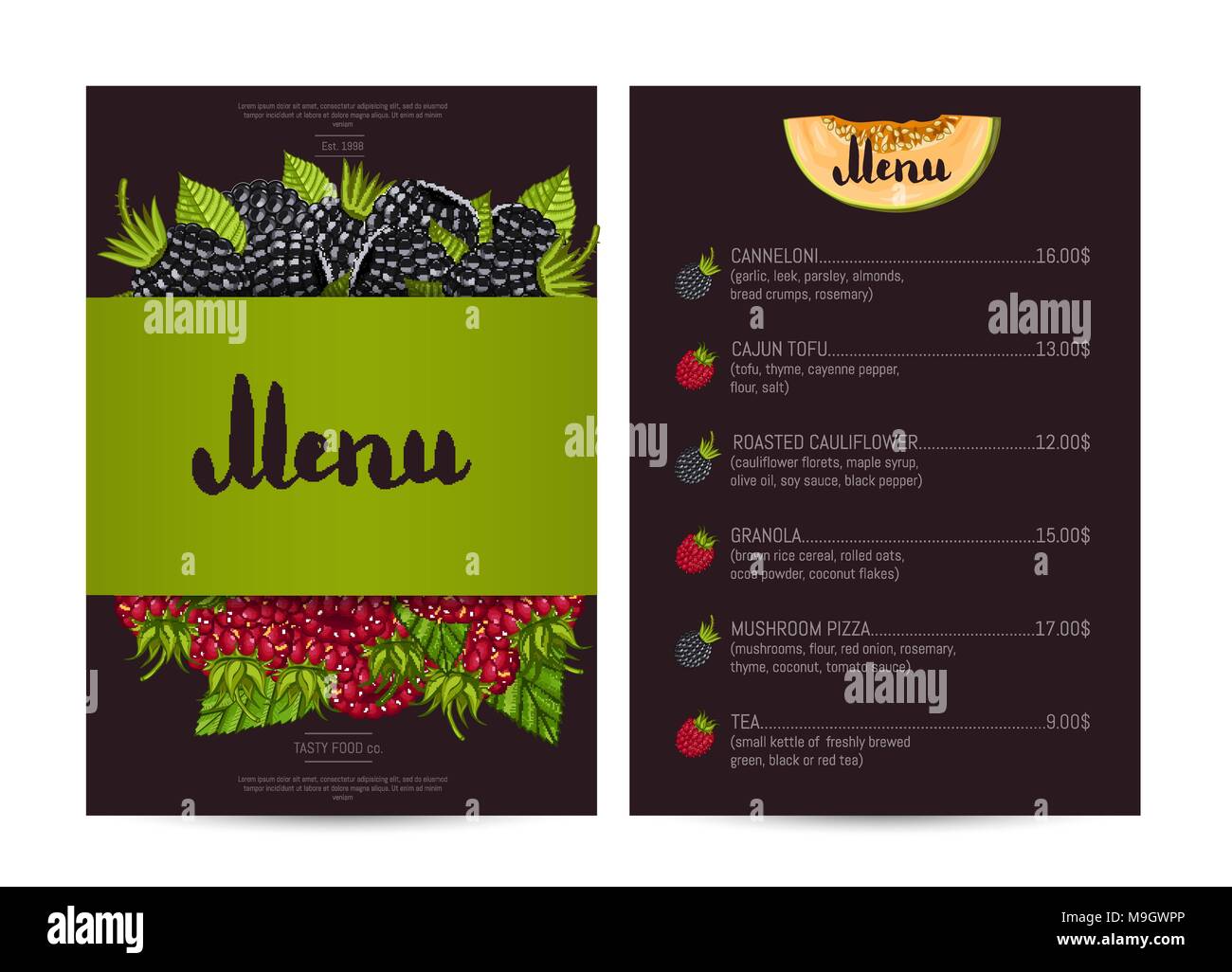Restaurant cafe menu promo Cut Out Stock Images & Pictures - Alamy