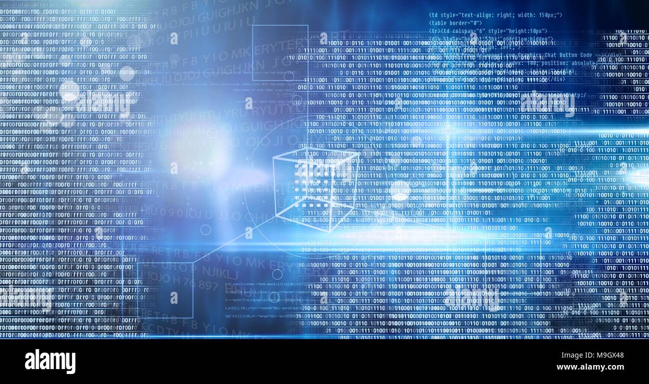 Digital technology glowing interface Stock Photo - Alamy