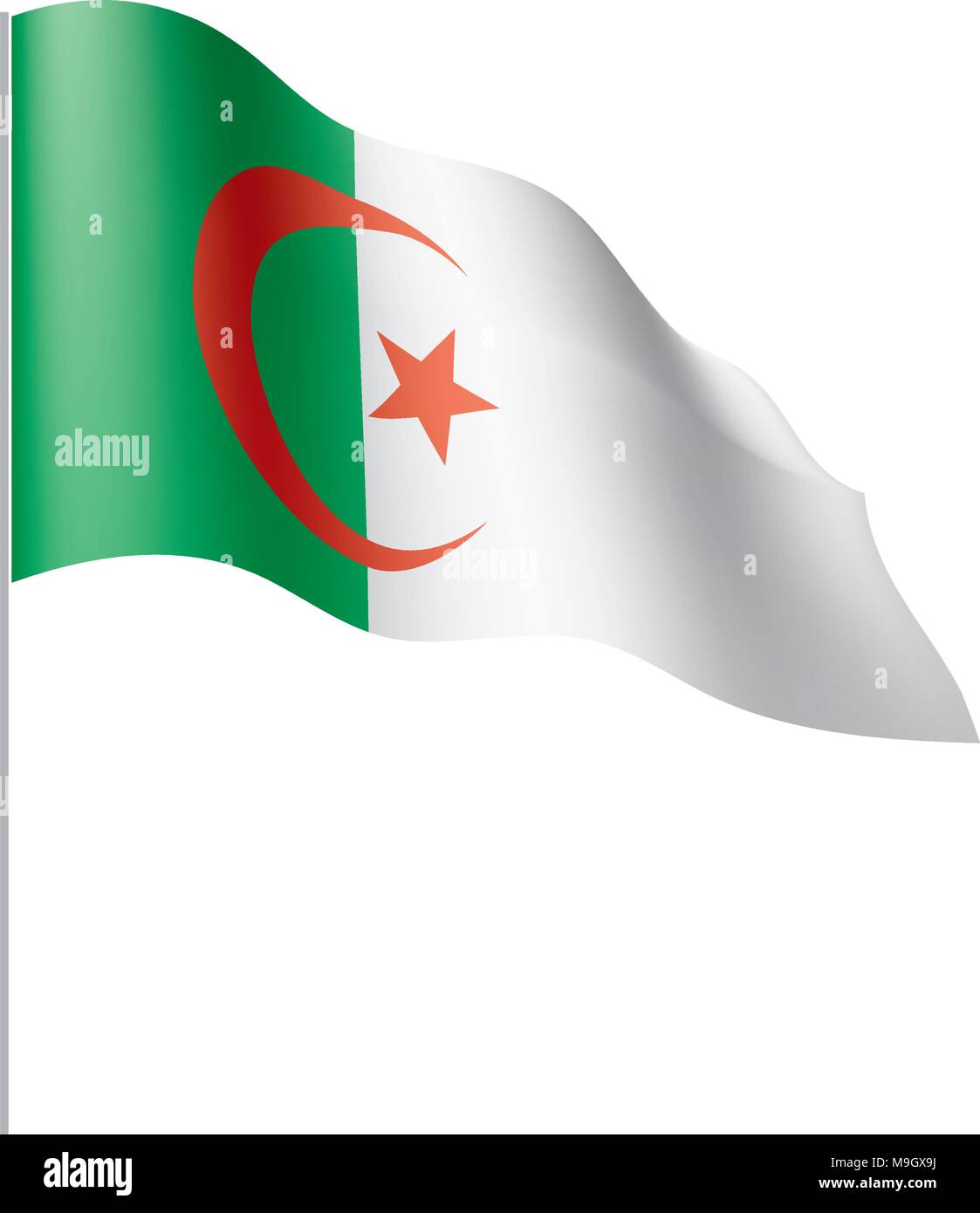 Algeria flag, vector illustration Stock Vector Image & Art - Alamy