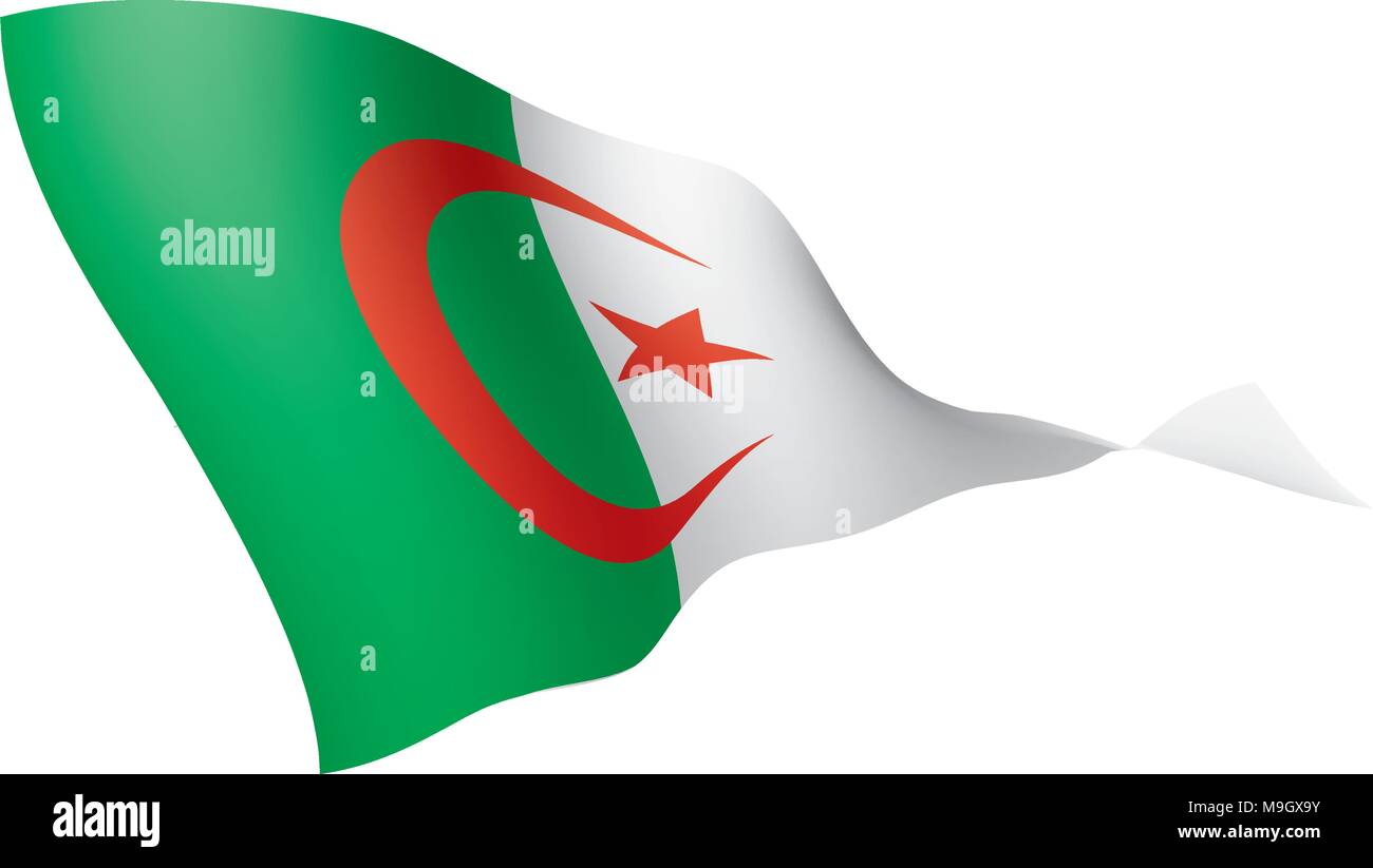 Algeria flag, vector illustration Stock Vector Image & Art - Alamy
