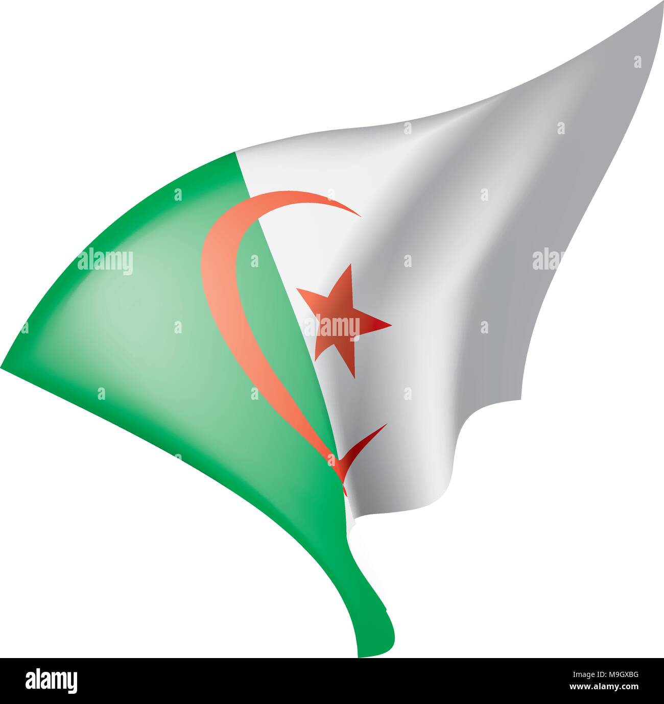 Algeria flag, vector illustration Stock Vector Image & Art - Alamy