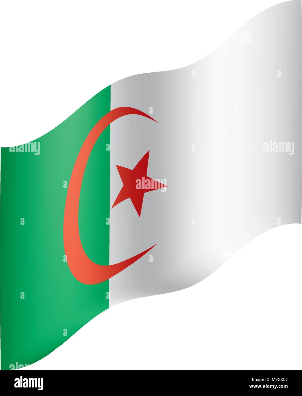 Algeria flag, vector illustration Stock Vector Image & Art - Alamy