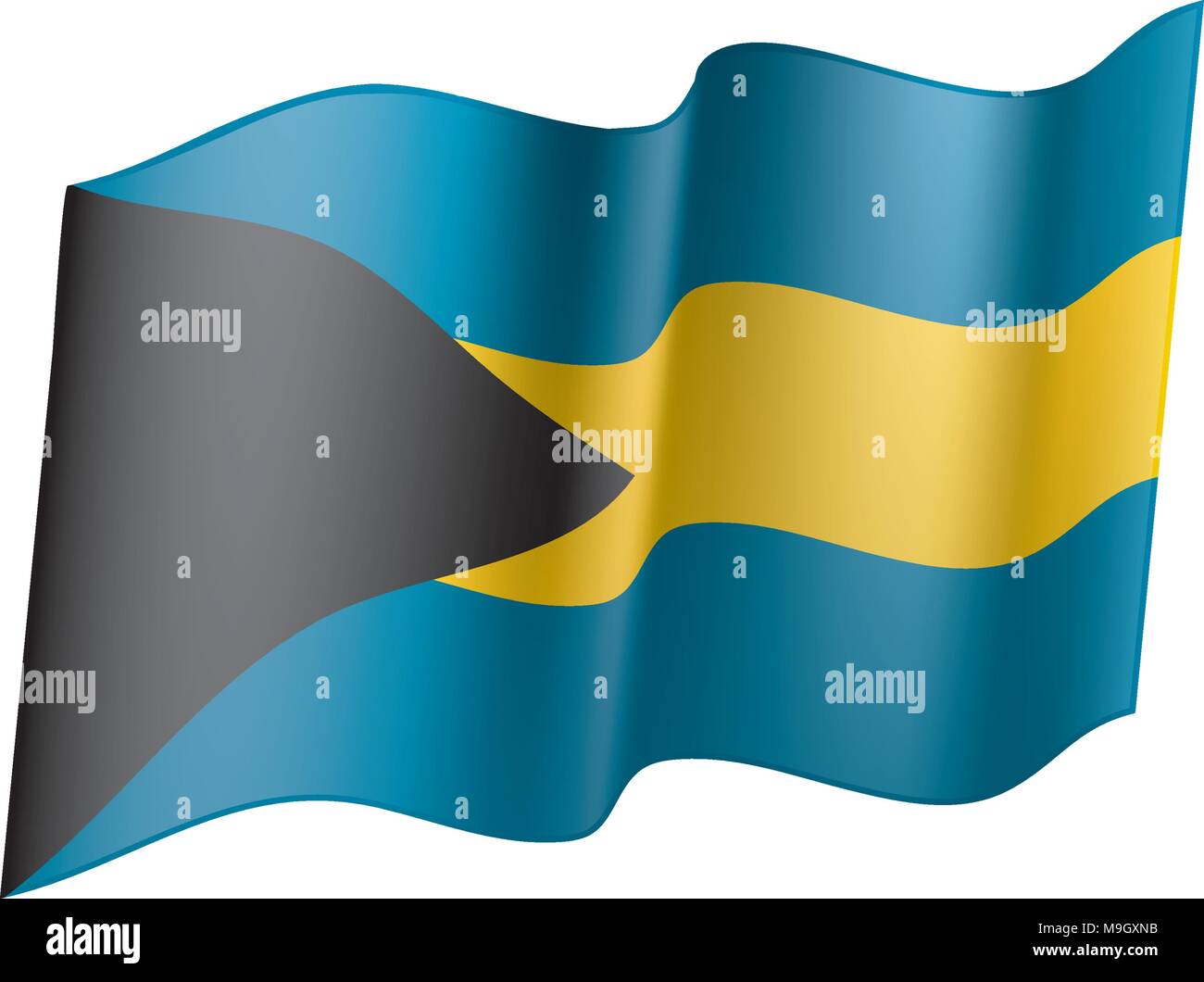 Bahamas flag, vector illustration Stock Vector Image & Art - Alamy