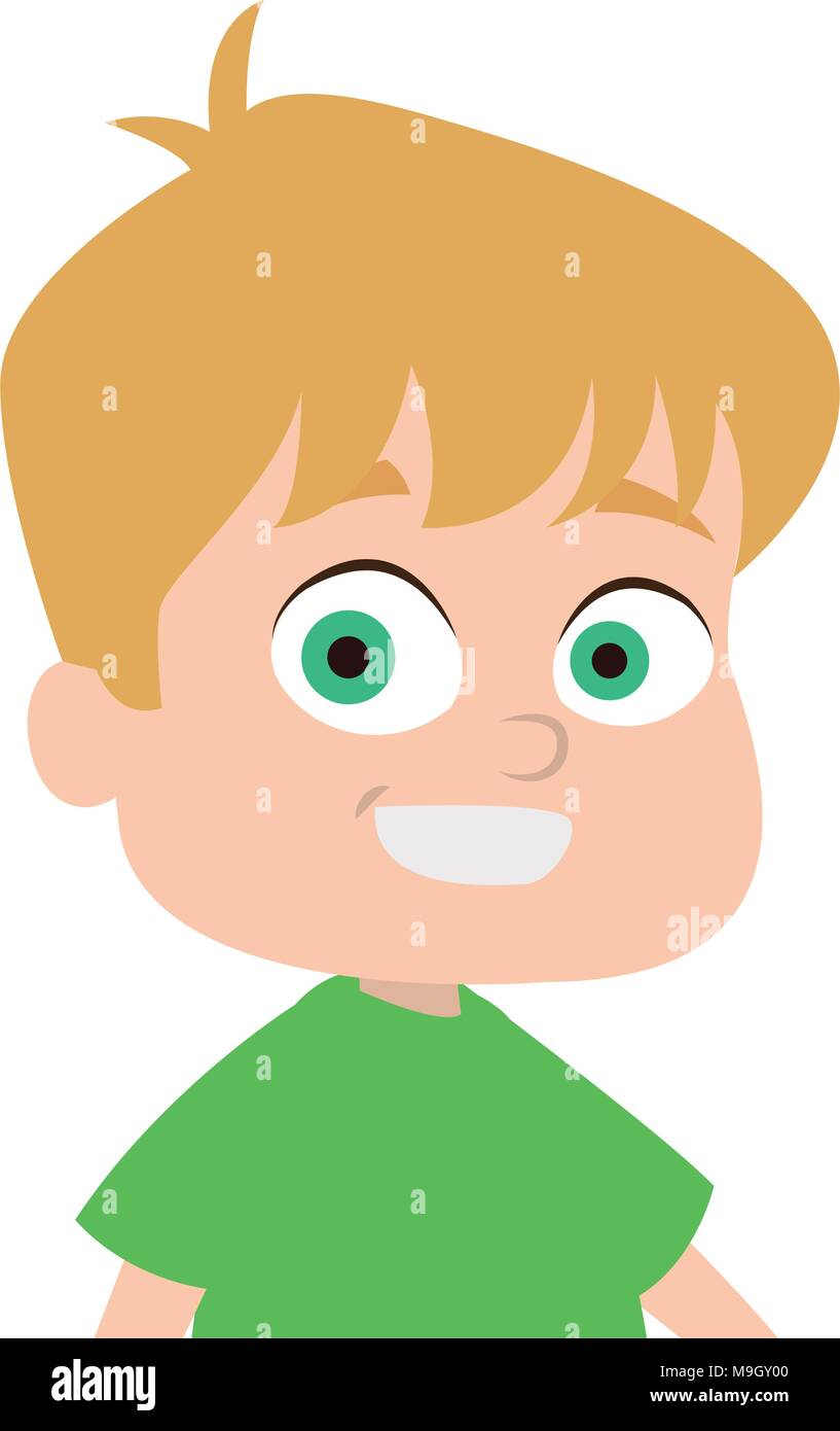 Cute boy cartoon vector illustration graphic design Stock Vector Image ...