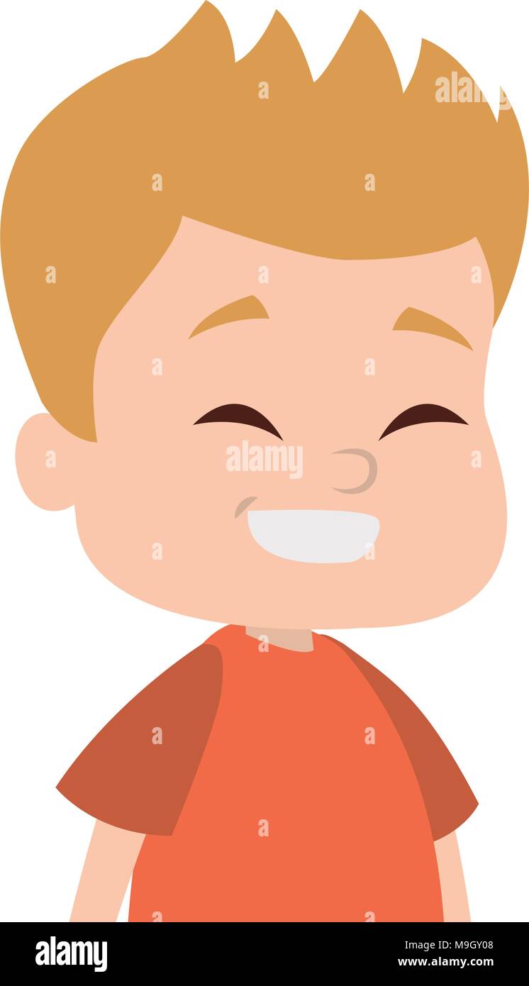 Cute boy cartoon vector illustration graphic design Stock Vector Image ...