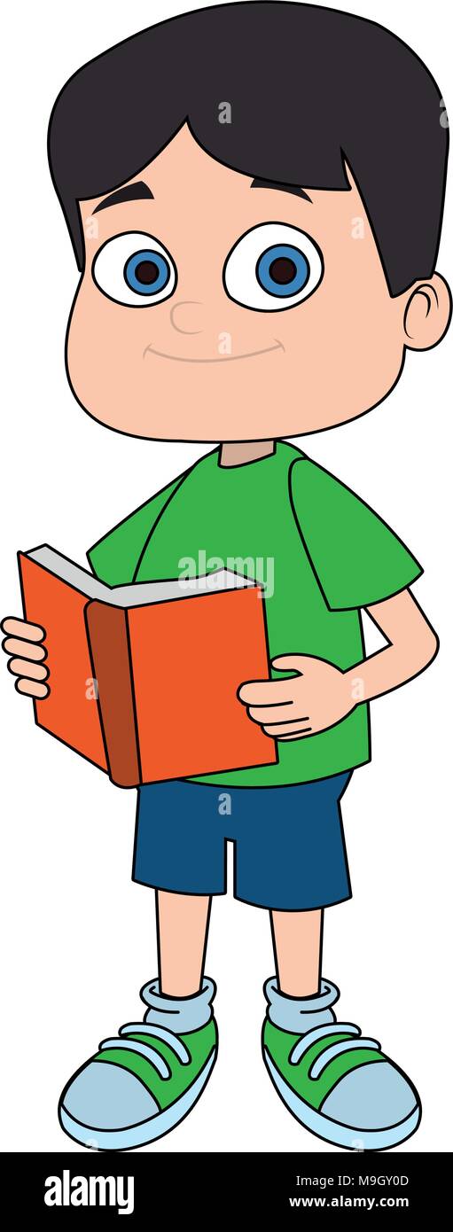 Cute boy cartoon vector illustration graphic design Stock Vector Image ...