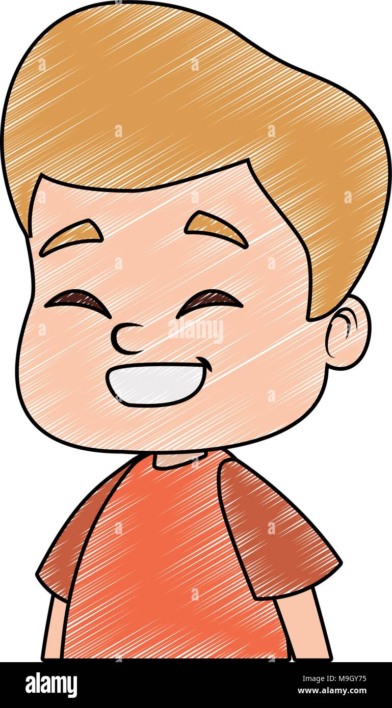 Cute boy cartoon vector illustration graphic design Stock Vector Image ...