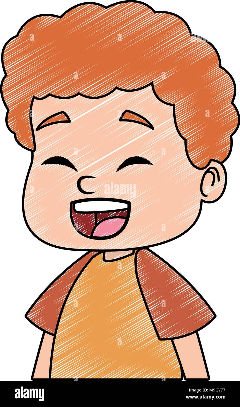 Cute boy cartoon vector illustration graphic design Stock Vector Image ...