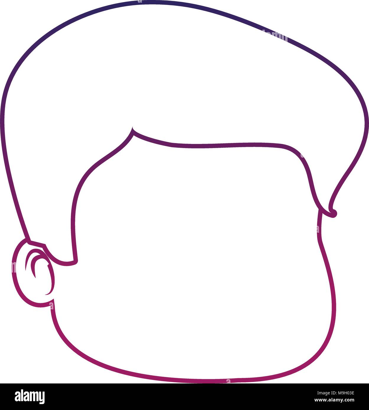 Cute boy faceless cartoon vector illustration graphic design Stock ...