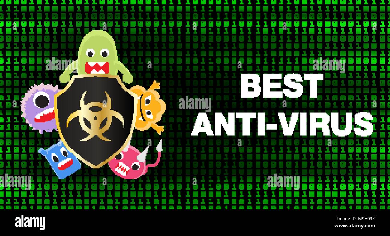 Anti viruses Stock Vector Images - Alamy