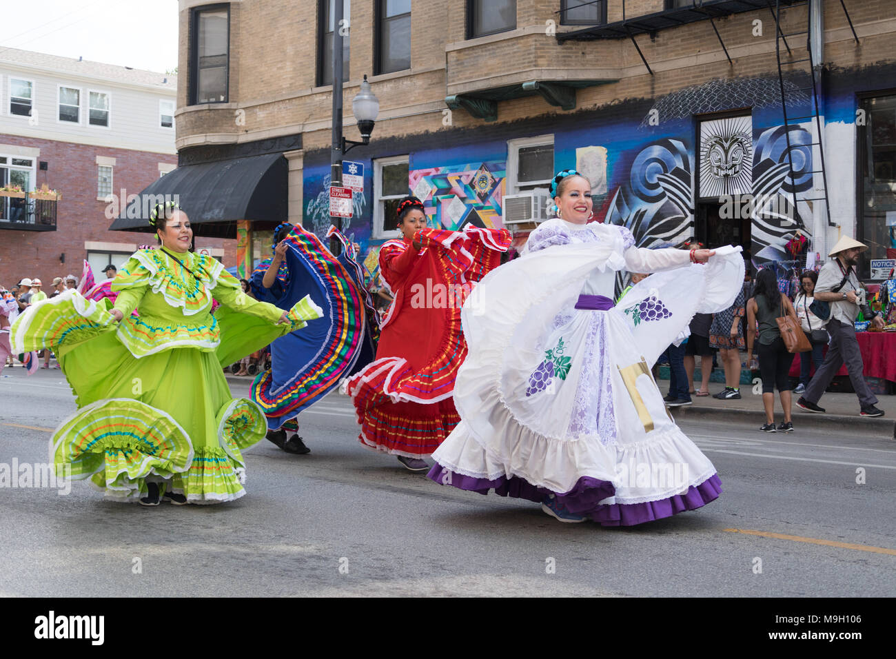 Chicago, Illinois, USA - September 16, 2017 - The Pilsen Mexican ...
