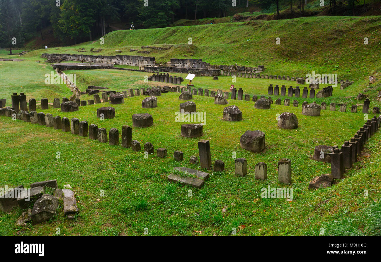 Sacred Area is historical landmark of Romania outdoor Stock Photo - Alamy