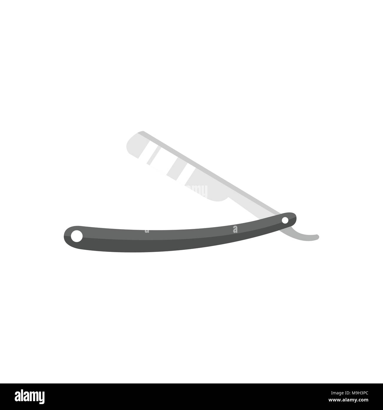 Razor Blade Barbershop Vector Illustration Graphic Design Stock Vector ...