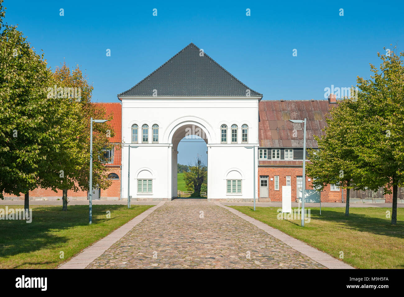 Gate house Castle Gut Salzau, Fargau-Pratjau, Baltic Sea, Schleswig ...