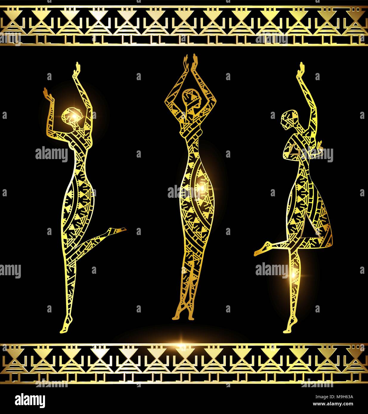 Gold framing lines Stock Vector Images - Alamy