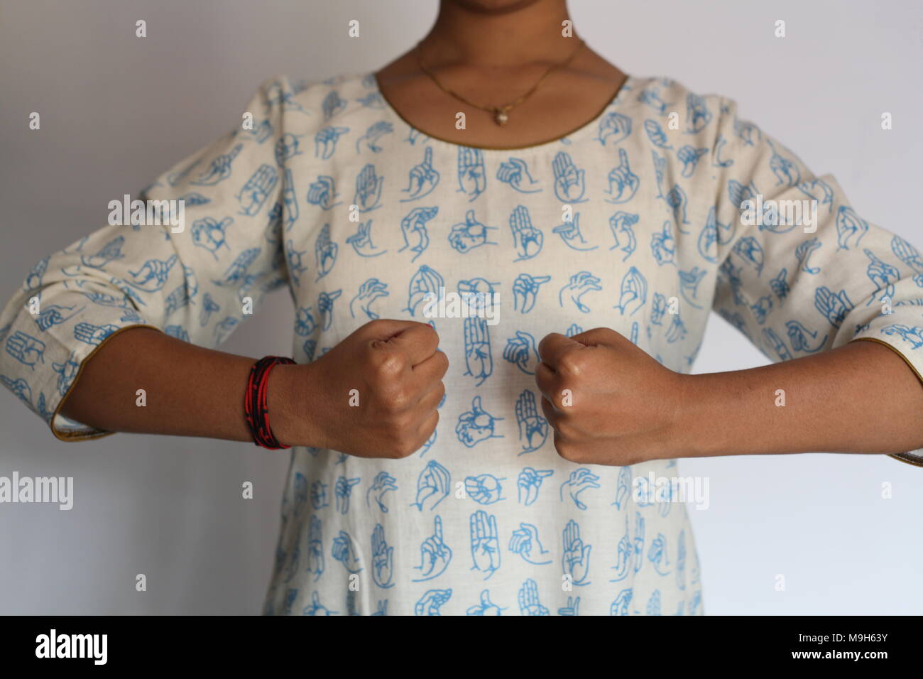 mudra or hand gesture used in indian classical dance Stock Photo - Alamy