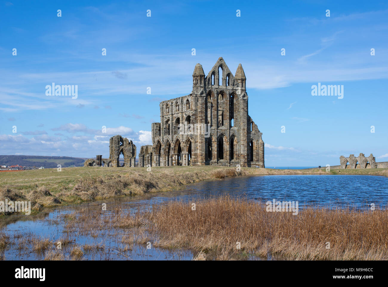 Whitby Abbey, Ancient Monastery in Whitby, England Stock Photo - Alamy