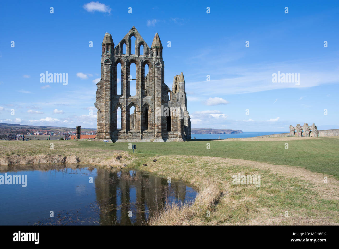 Whitby Abbey, Ancient Monastery in Whitby, England Stock Photo - Alamy