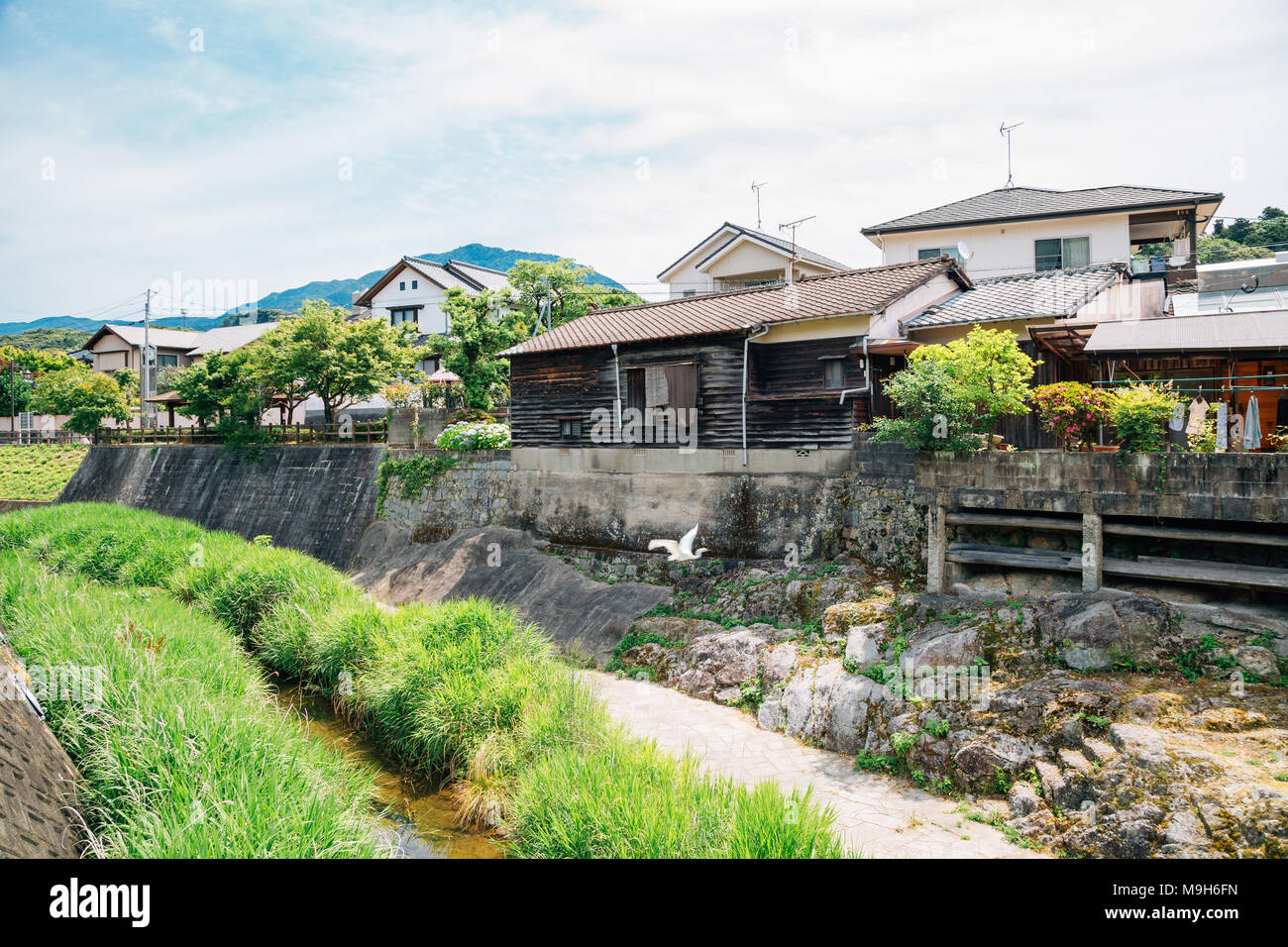 Japanese countryside village scenery in Fukuoka Stock Photo - Alamy