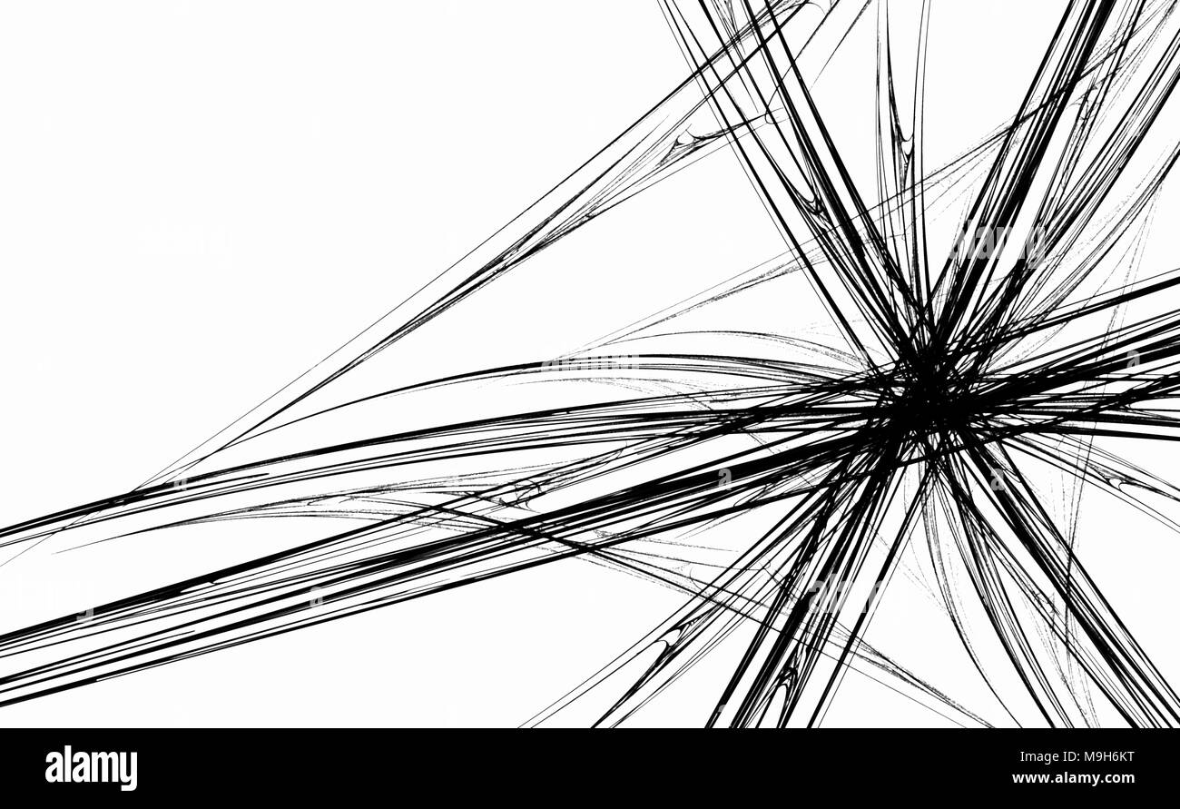Black ink star splash background abstract, horizontal, over white Stock ...