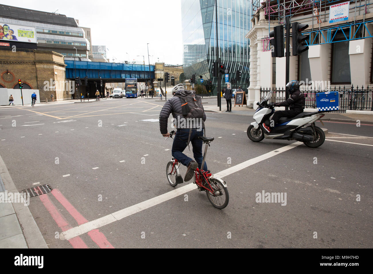 Brompton Bicycle High Resolution Stock Photography and Images - Alamy