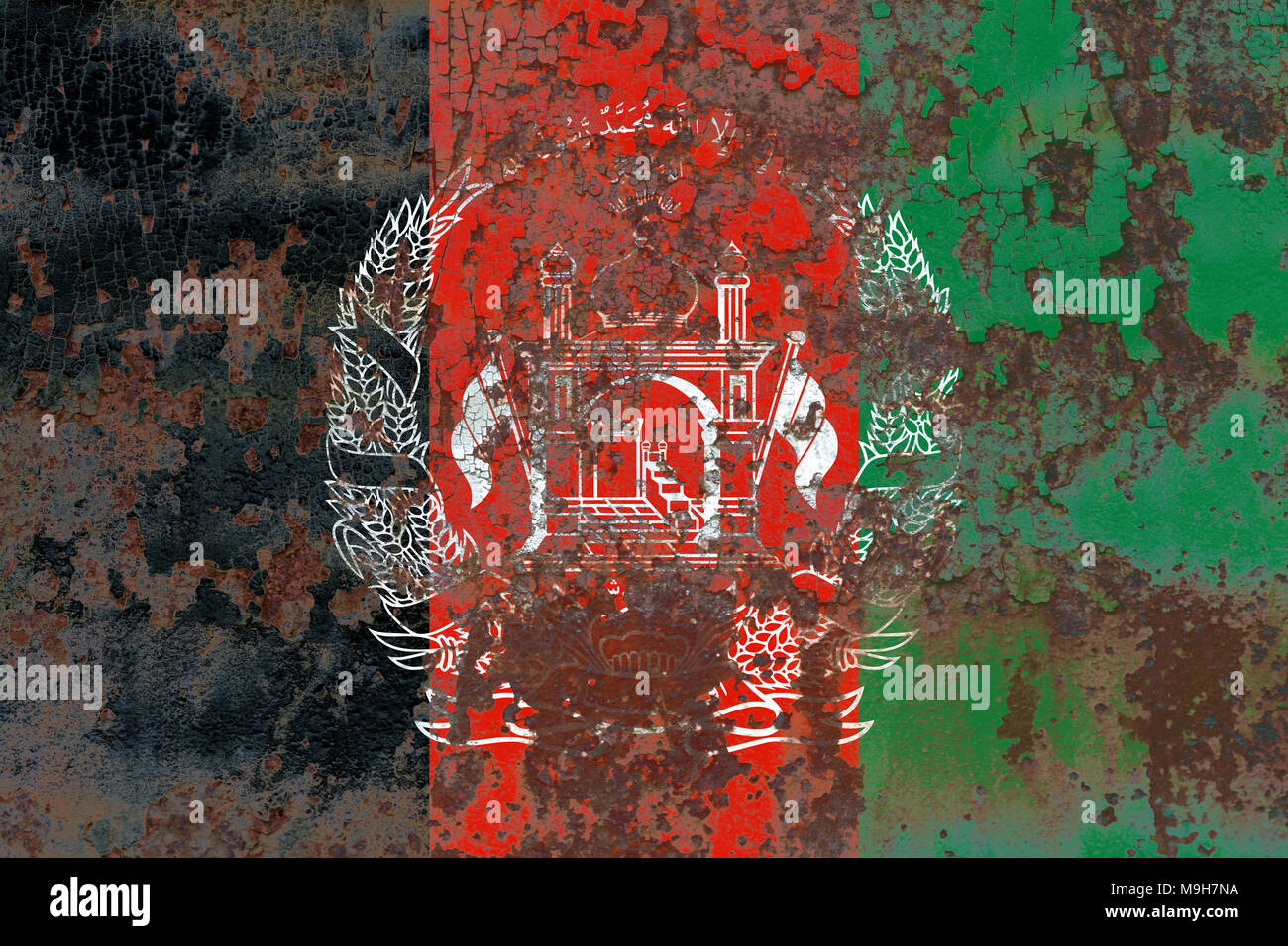 Old Afghanistan grunge background flag Stock Photo - Alamy