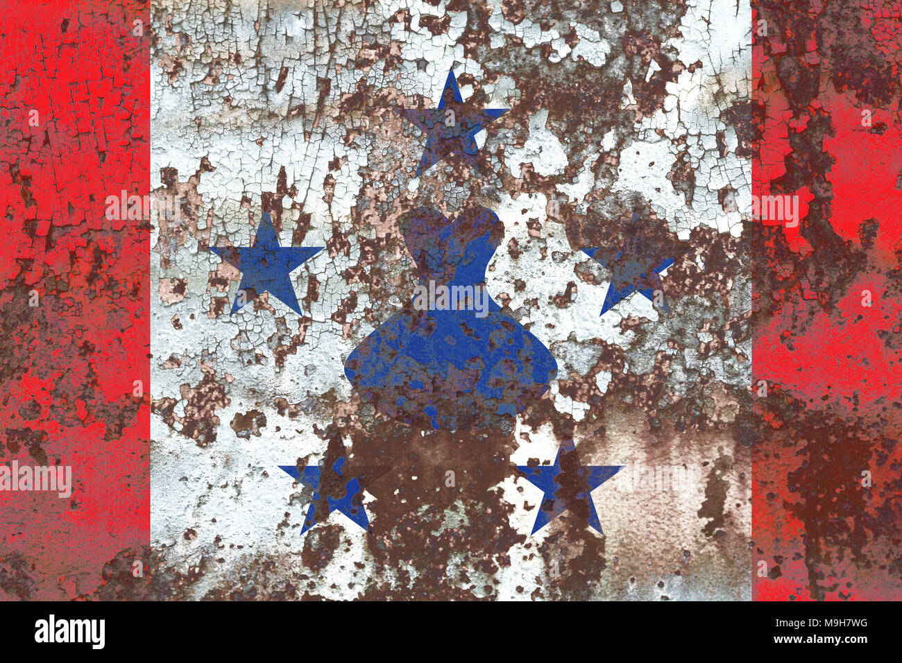 Austral Islands grunge flag, islands in French Polynesia Stock Photo ...