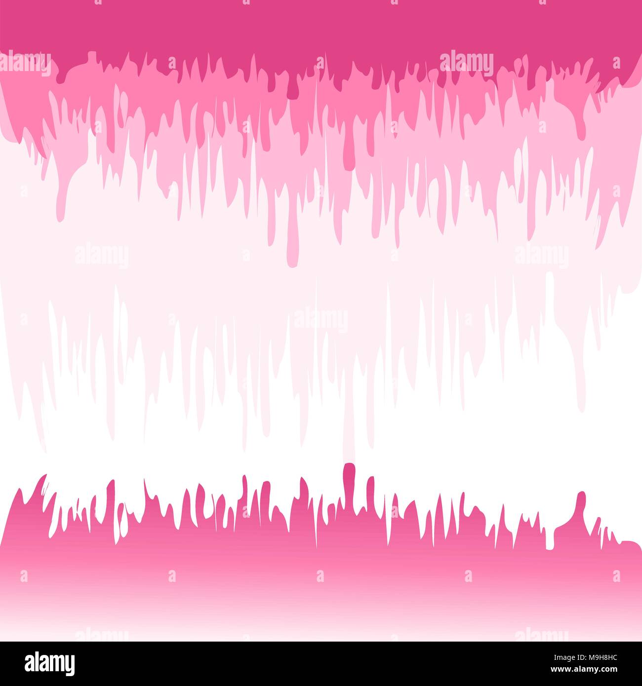 Abstract colorful pattern of pink tone colors on white background ...