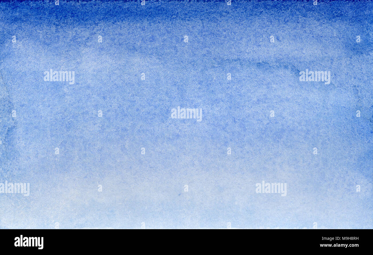 Watercolor blue brush strokes gradient background design Stock Photo ...