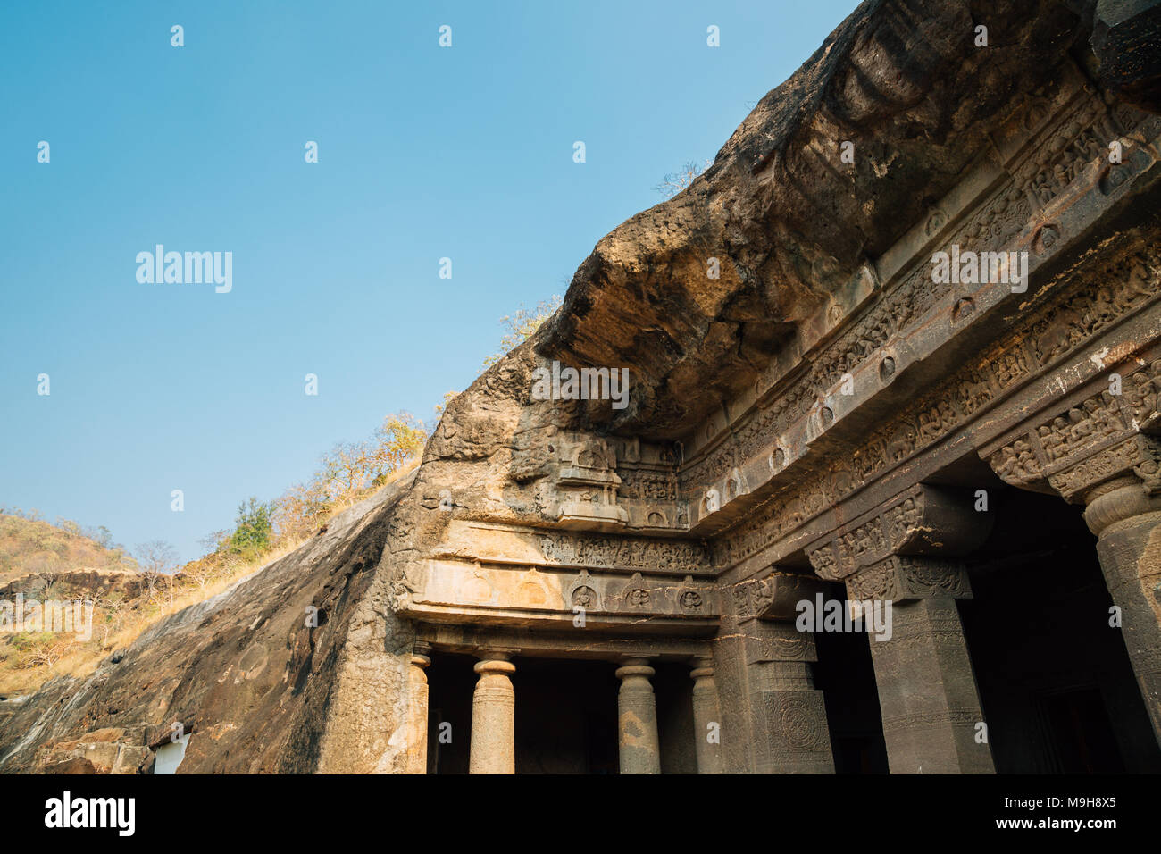 Ajanta Caves UNESCO World Heritage Site in India Stock Photo - Alamy