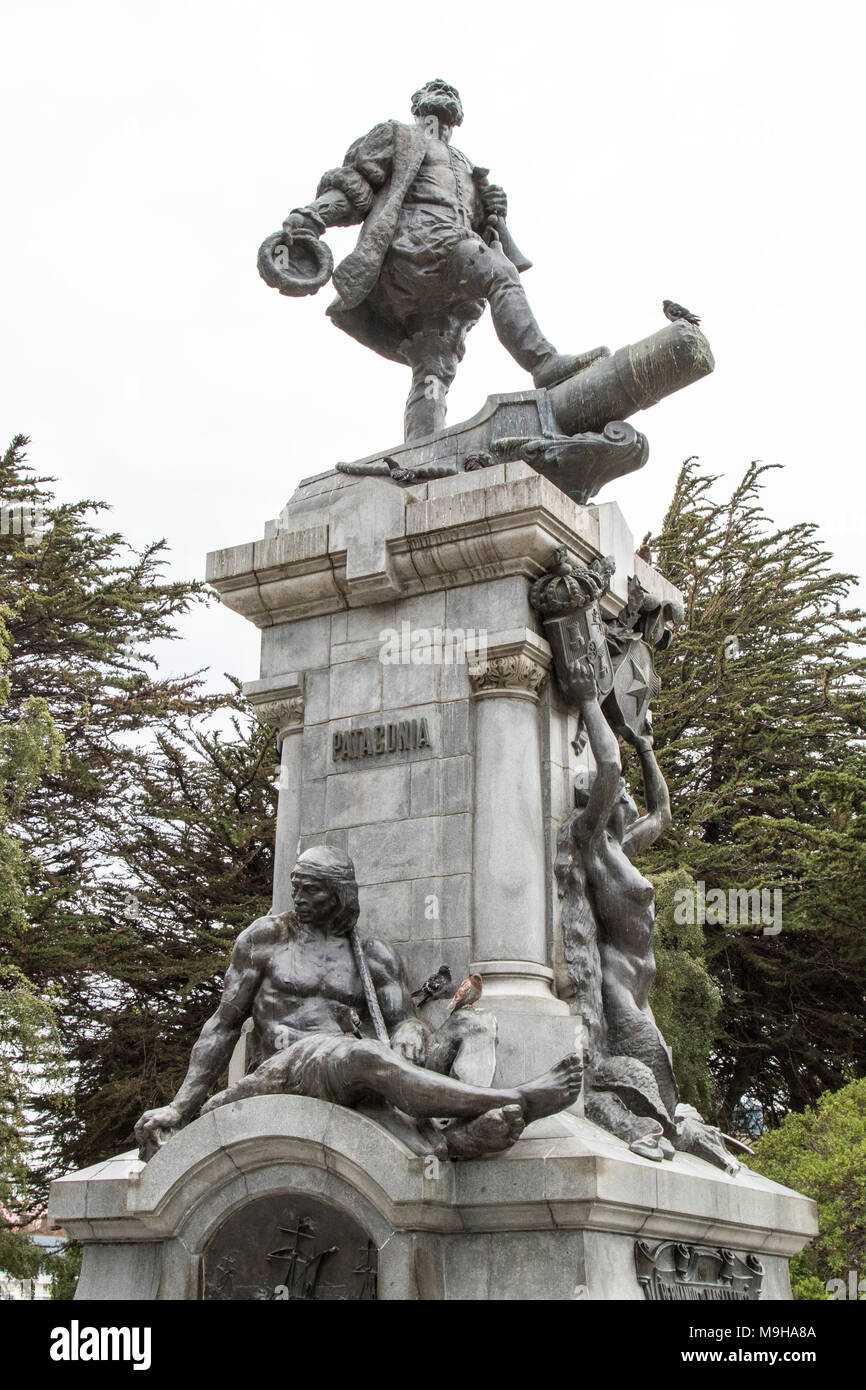 statue of Ferdinand Magellan, famous Portuguese explorer, in city ...