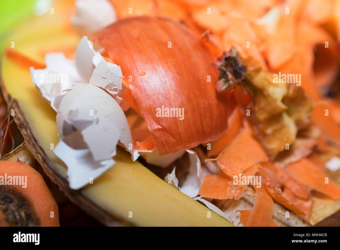 Pile banana peels organic hi-res stock photography and images - Alamy