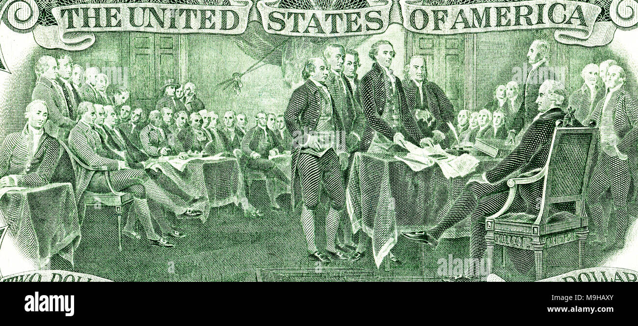 Signing Of The Declaration Of Independence Stock Photos & Signing Of ...