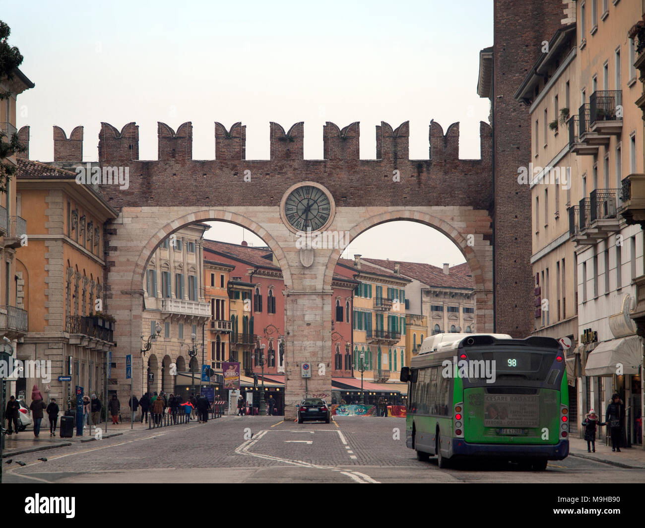 Main street of verona hi-res stock photography and images - Alamy