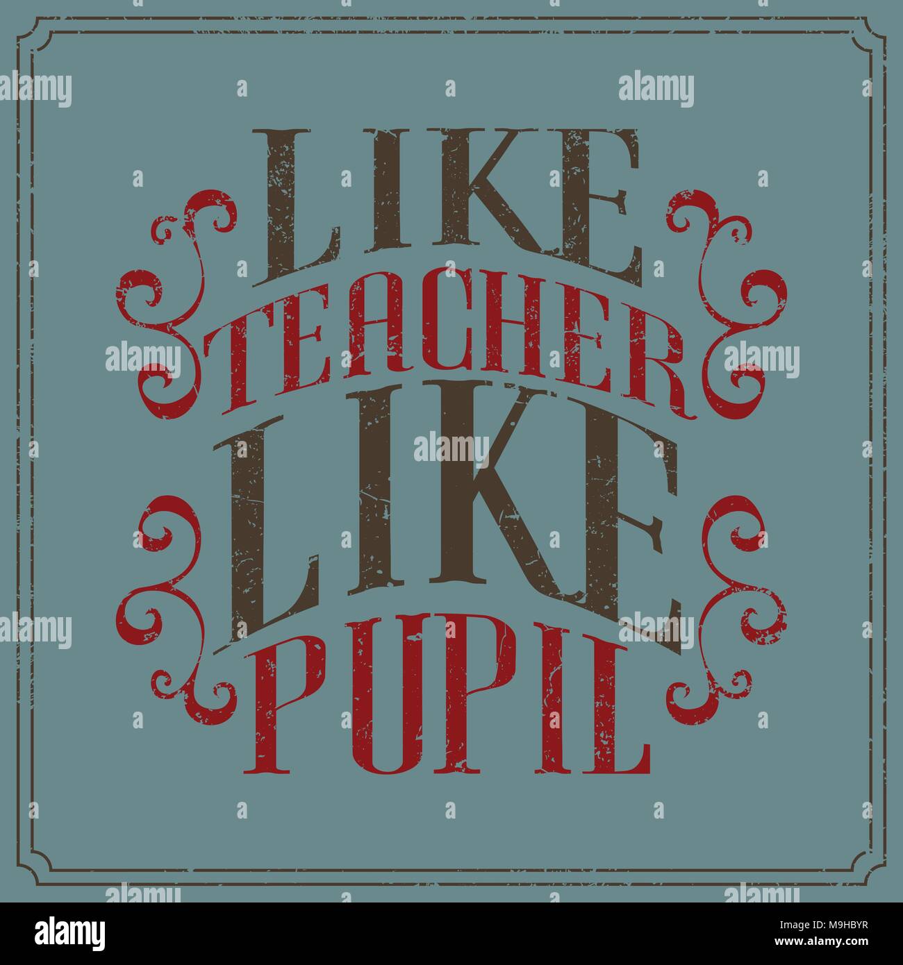 Typographic Designed English Sayings in Vintage Posters ...