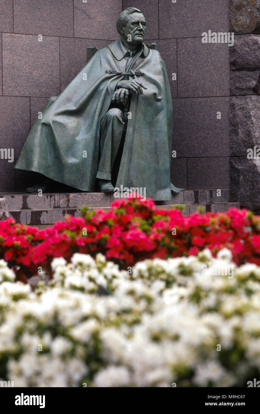 WASHINGTON, DC, USA - 1997/04/23: Statue of Franklin Delano Roosevelt ...