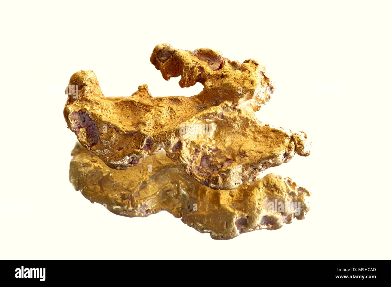 Big nugget of gold from Lapland Stock Photo - Alamy