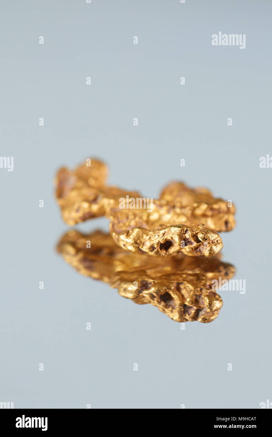 Big nugget of gold from Lapland Stock Photo - Alamy