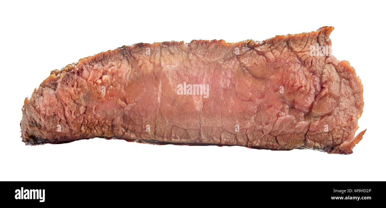 Raw beef steak, a piece of meat isolated on white background with ...