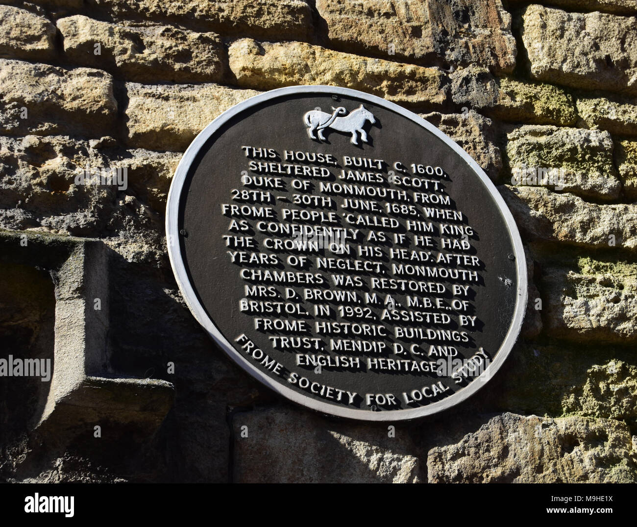The historic buildings of Frome, Somerset, England, a market town with ...