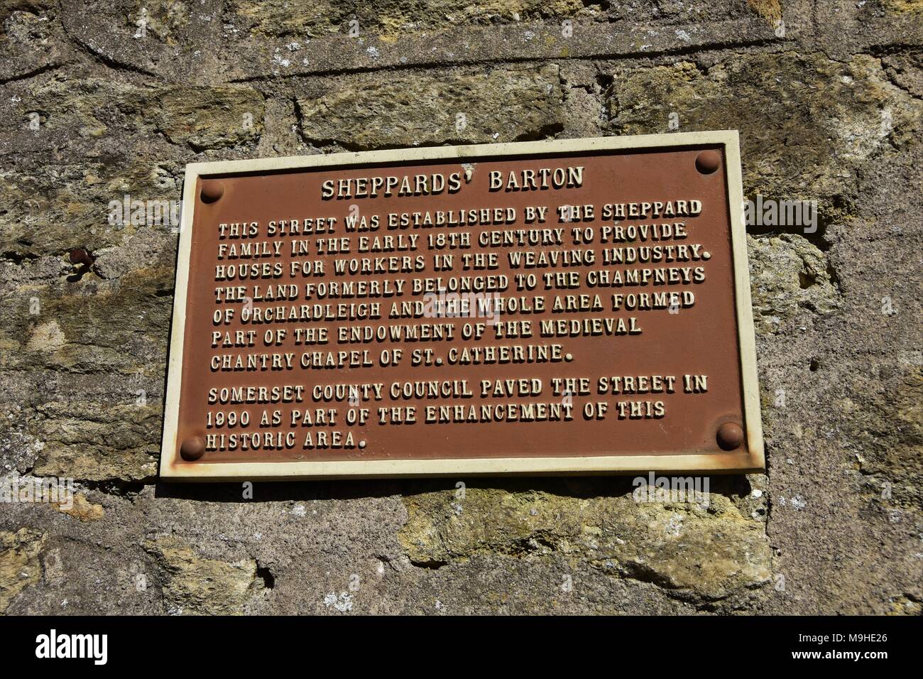 The historic buildings of Frome, Somerset, England, a market town with ...