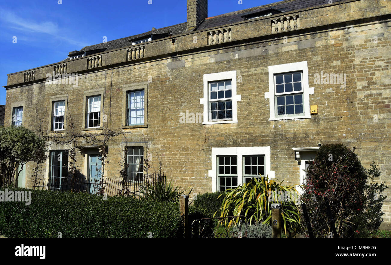 The historic buildings of Frome, Somerset, England, a market town with ...