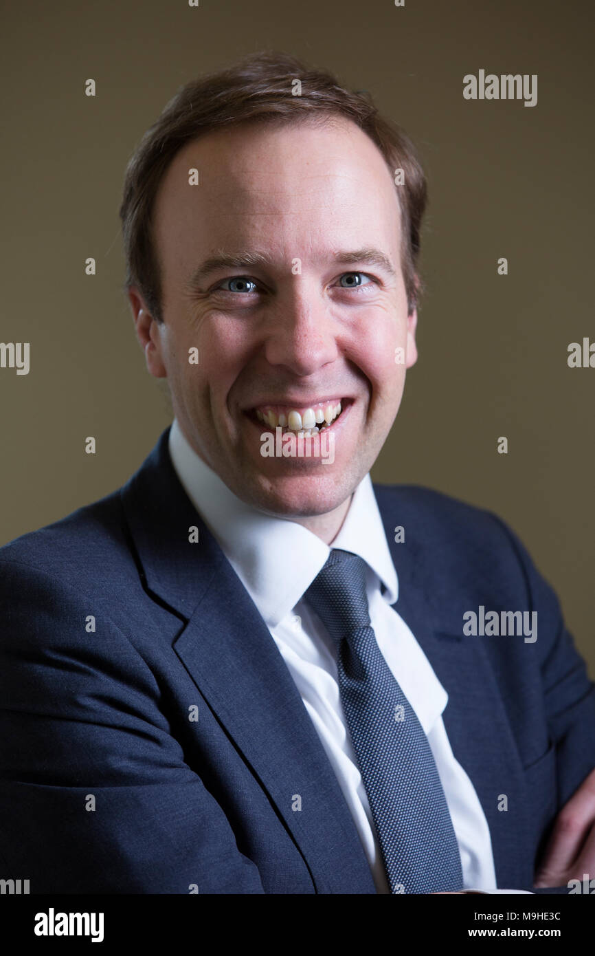 Matt Hancock, MP for West Suffolk, Secretary of Sate of the Department ...